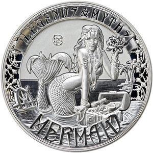 Moneda: 5 Dollars (Mermaid) (Islas Salomón(Legends and Myths)