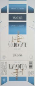 Cigarette Pack: Golden Gate Lights (United Arab EmiratesCol:AE-CT-0001