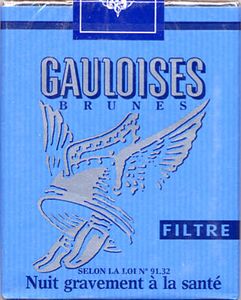 Cigarette Pack: Gauloises Brunes Filtre (France) Col:FR-CT-0008