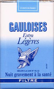 Cigarette Pack: Gauloises Extra Lights (FranceCol:FR-CT-0010