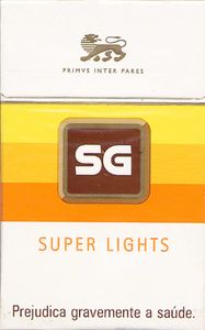 Paquete de Cigarrillos: SG Super Lights (Portugal) Col:PT-CT-0003