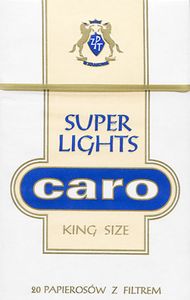 Cigarette Pack: Caro Super Lights (PolandCol:PL-CT-0005