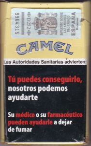 Cigarette Pack: Camel (Spain) Col:ES-CT-0007