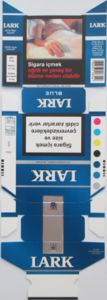 Cigarette Pack: Lark Blue (Türkiye (Turkey)Col:TR-CT-0007