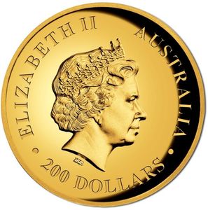 Coin: 200 Dollars (Koala) (Australia) (Bullion - Australian Koala)