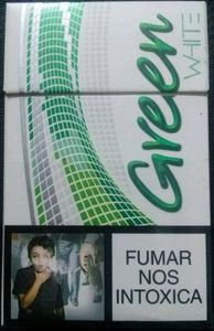 Cigarette Pack: Green White (Colombia) Col:CO-CT-0003