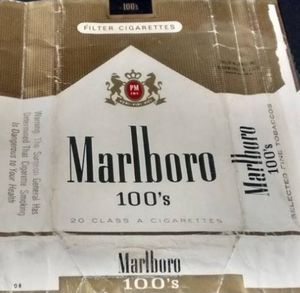 Cigarette Pack: Marlboro Lights 100's (United States of AmericaCol:US ...