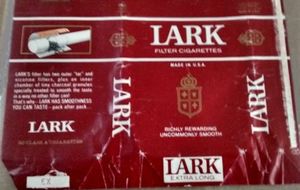 Cigarette Pack: Lark (United States of AmericaCol:US-CT-0035