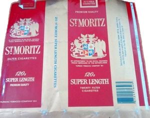 Cigarette Pack: St. Moritz (United States of AmericaCol:US-CT-0037
