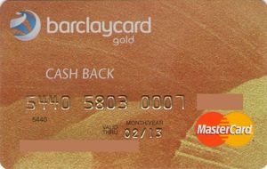 Bank Card: Barclays MC Cash Back (Barclays, RussiaCol:RU-MC-1052