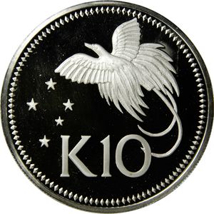 コイン: 10 Kina (Silver edition) (パプアニューギニア(1975~Today - Numismatic ...