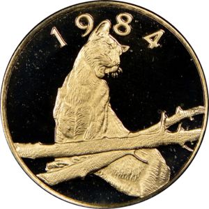 Moneda: 20 Balboas (Puma) (Panamá(1903~Today - Republic (Numismatic ...