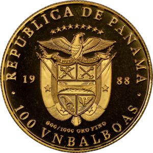 Coin: 100 Balboas (Red Baron) (Panama(1903~Today - Republic (Numismatic ...
