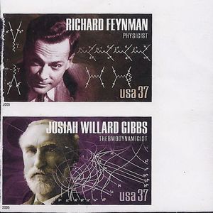 Stamp: Josiah Willard Gibbs and Richard Feynman (United States of ...
