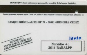 Bank Card: Norplus (Credit du Nord, FranceCol:FR-GM-0039