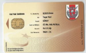 Fonksiyonel Kart: Turkish Armed Forces Identity Card (Army, Türkiye ...