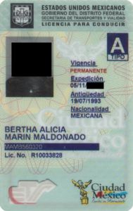 Functional Card: Mexico Drivers Licence (Driving Licences, Mexico ...