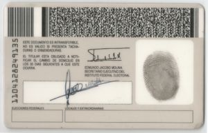 Functional Card: Mexico Voters Card (Personal Identification, Mexico ...