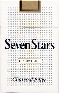 Paquete de Cigarrillos: Seven Stars Custom Lights (JapónCol:JP-CT-0002