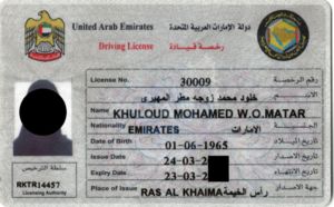 Functional Card: United Arab Emirates Driving Licence. UAE (Driving ...