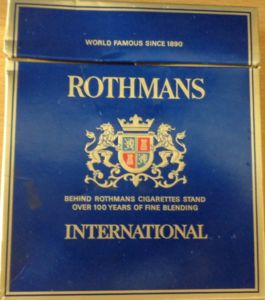 Cigarette Pack: Rothmans International (United Kingdom of Great Britain ...
