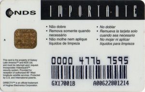 Functional Card: Directv (DirecTV, Venezuela(Smart Cards) Col:VE-DTV-C0003