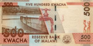 Banknote: 500 Kwacha (Malawi(2012-2021 Issue) Wor:P-61a