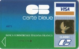 Bank Card: Carte Bleue Visa, Banca Commerciale Italiana (France) (Banca ...