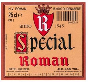 Drink Label: Roman Special (Brouwerij Roman, BelgiumCol:BE-BEER-014356