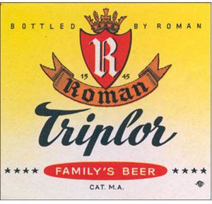Drink Label: Roman Triplor (Brouwerij Roman, BelgiumCol:BE-BEER-014405