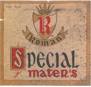 Drink Label: Roman Special Mater's (Brouwerij Roman, BelgiumCol:BE-BEER ...