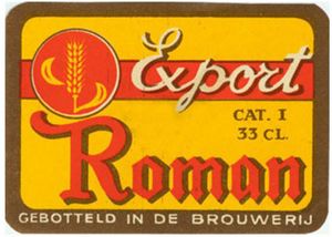 Drink Label: Roman Export (Brouwerij Roman, BelgiumCol:BE-BEER-014428
