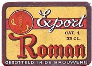 Drink Label: Roman Export (Brouwerij Roman, BelgiumCol:BE-BEER-014429
