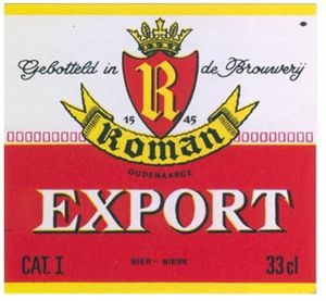 Drink Label: Roman Export (Brouwerij Roman, BelgiumCol:BE-BEER-014436