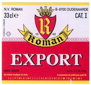 Drink Label: Roman Export (Brouwerij Roman, BelgiumCol:BE-BEER-014444