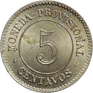 Moneda: 5 Centavos (Provisional Coinage) (Perú(1879~1880 - Monedas ...