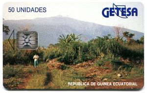 Phonecard: Landscape - SC4 (Blue Text - Matt - Without CN) (Guinea ...