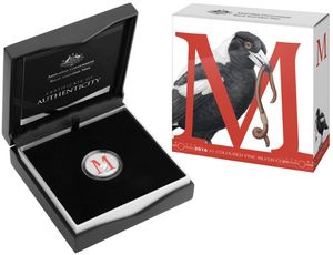 Coin: 1 Dollar (Letter M - Magpie) (Australia(Numismatic Product ...