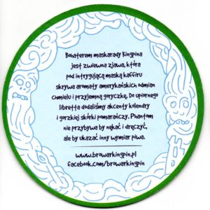 Beer Coaster: Kingpin Phantom (Browar Kingpin, PolandCol:PL-001558