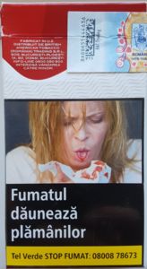 Cigarette Pack: Viceroy Red 100's (RomaniaCol:RO-CT-0005