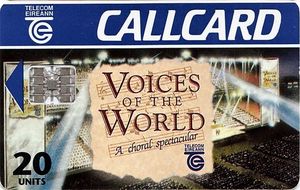 Phonecard: Voices Of The World (Eircom (Telecom Éireann), Ireland(Chip ...