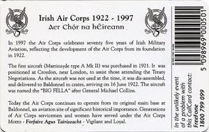 Phonecard: Irish Air Corps 1922-1997 (Eircom (Telecom Éireann), Ireland ...