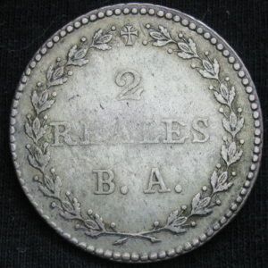 Coin: 2 Reales (Peru(1836~1839 - South Peru, Peru–Bolivian ...