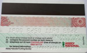 Bank Card: Abbey National (Abbey National, United Kingdom of Great ...