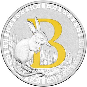 Münze: 1 Dollar (Letter B - Bilby) (Australien(Numismatic Product ...