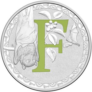 Moneda: 1 Dollar (Letter F - Flying Fox) (Australia(Numismatic Product ...