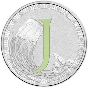 Moneda: 1 Dollar (Letter J - Jellyfish) (Australia(Numismatic Product ...