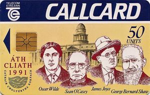 Phonecard: Culture Capital - Ath Cliath 1991 (Eircom (Telecom Éireann ...