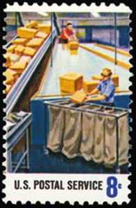Stamp: Parcel Post Sorting (United States of America(Postal Service ...