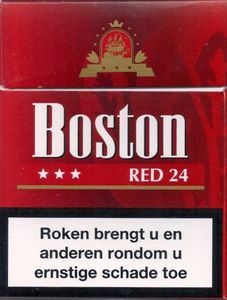 Cigarette Pack: Boston Red (Netherlands) Col:NL-CT-0001